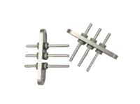 China Hermetic Compressor Terminals 10A 220V Panel Mount -40°C to 150°C Stainless Steel Pins for sale