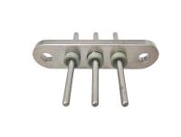 China Hermetic Compressor Terminals 10A 220V Panel Mount -40°C to 150°C Stainless Steel Pins for sale