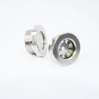 China SSCore Hermetic Sight Glass 1/2 Inch 8MPa Stainless Steel Threaded Sight Glass for sale