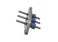 China Hermetic EV Connector 150°C Temperature Rating 500V Nickel Plated IATF16949 for sale
