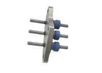 China Hermetic EV Connector 150°C Temperature Rating 500V Nickel Plated IATF16949 for sale