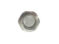 China 1/2 Inch Threaded Hermetic Sight Glass 150 PSI Borosilicate Glass Sight Screen for sale