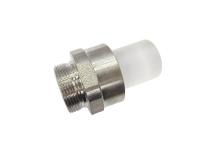 China 1/2 Inch Threaded Hermetic Sight Glass 150 PSI Borosilicate Glass Sight Screen for sale