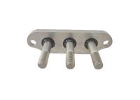 China Hermetic Compressor Terminals 45 Steel Body 10A Current 1000M Insulation for AC Compressor for sale