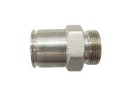 China Stainless Steel Hermetic Feedthrough Connector Single Pin 4J50 Gold Plated 5A for sale