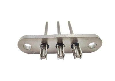 China Hermetic Compressor Terminals 14-12 AWG 25A Polypropylene Insulation Electroless Nickel Plating for sale