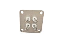 China Sscore 10A DIN Rail Connection Terminal Plate Silicone Rubber 250V M6-M8 for sale