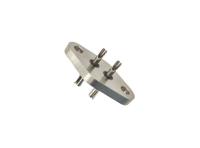 China Hermetic EV Connector Type 2 Panel Mount 30A 12-24V Nickel Plated Ceramic for sale
