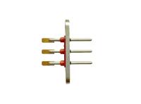 China Hermetically Sealed Terminal 20A 150°C Gold Plated Glass ELAN 48 for sale