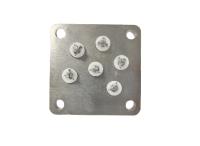 China 14-4 AWG Screw Clamp Connection Terminal Plate 600V UL94V-0 for sale