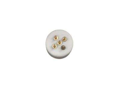China Hermetic Feedthrough Connector 5 Pin Glass Insulation 10^10 Ohms 4.0MPa Sealing for sale