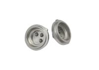 China Hermetic Feedthrough Connector Straight Threaded 1/4-28 2-50 Contacts 10000 Psi for sale