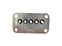 China Sscore 5 Pole Connection Terminal Plate 30A Rated Current 20g Lightweight Screw Type for sale