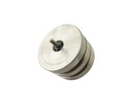 China SSCore 1 Pin Hermetic Feedthrough Connector 304 Stainless Steel Glass to Metal Seal 10^14 Ohms for sale