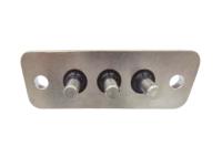 China Sscore 3 Pole Screw Clamp Terminal Plate 30A 2000MΩ Insulation for Industrial Power Distribution for sale
