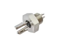 China Hermetic Feedthrough Connectors -70°C to 300°C 500V Leak Tight 1x10^-9 Cc/sec He for sale