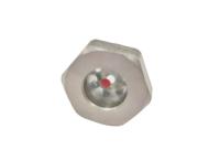 China SSCore 1/2 Inch Hermetic Sight Glass 300°F Max Operating Temperature Hermetically Sealed for sale