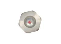 China SSCore 1/2 Inch Hermetic Sight Glass 300°F Max Operating Temperature Hermetically Sealed for sale