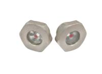 China SSCore 1/2 Inch Hermetic Sight Glass 300°F Max Operating Temperature Hermetically Sealed for sale