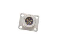 China Hermetic Feedthrough Connector 500 VAC 10 GΩ Insulation Stainless Steel for sale