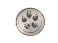 China Sscore 5-Pole Screw Connection Terminal Plate 300A 250V UL94V-0 6.2x42.5x42.5mm for sale