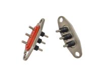 China Hermetic EV Connector 25A-30A Ceramic Insulator 10000 Mating Cycles for sale