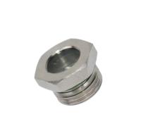 China Hermetic Sight Glass 1/2 Inch Threaded Connection 300°F Max Temperature Polished Finish for sale