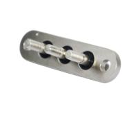 China SSCore Hermetic Seal Connector 3 Contacts 10A 500V Glass Insulation Electroless Nickel for sale