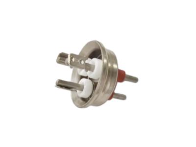 China SSCore Hermetic Compressor Terminals 25A Ceramic Insulation SUH446 Stainless Steel Pins Standard Size for sale