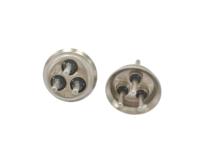 China 95% AL2O3 Ceramic Refrigerator Compressor Terminals 10.21mm 200V-400V Durable Electrical Connectors for sale