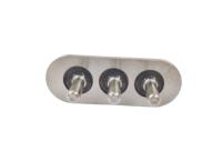 China 60A Hermetic EV Connector 45 Steel Silvery 150°C IATF16949 Sealed Charging Port for sale
