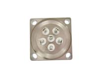 China RoHS Certified 30A Screw Clamp Connection Terminal Board 52x52x44.2mm Copper Nickel Plated for sale