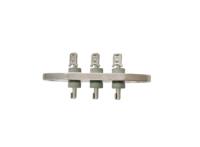 China Hermetic EV Connector 3 Pin Ceramic Insulator 25A 30A IATF16949 Certified for sale