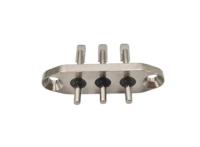 China Hermetic EV Connector 2000VAC 50A 3-Pin Electric Vehicle Charging Port IP67 for sale