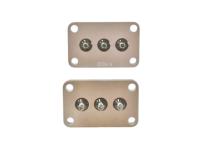 China Hermetically Sealed Terminal 24VDC 30-45A -40°C to 150°C Protected Wiring Terminal for sale