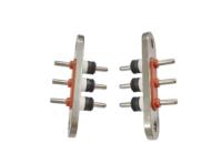 China Hermetic EV Connector 30A 3000VAC Terminal Fixation Bolt with Silicone Rubber Seal for sale