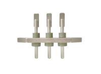 China Hermetic Electric Vehicle Connector 6 Ceramic Insulators Nickel Plating 3-5μm SPCC Tab SUH446 Pins for sale