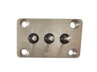 China Hermetically Sealed Terminal 15A 24V 45 Steel Pin Watertight Connector for sale