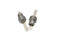 China Glass to Metal Seals 4 Pin Gold Plated 30A RoHS Hermetic Connector for sale