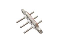 China Hermetic EV Connector 150°C 30A IATF16949 Certified Silvery Red Rubber for sale