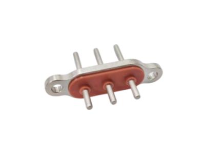 China Hermetic EV Connector 150°C 30A IATF16949 Certified Silvery Red Rubber for sale