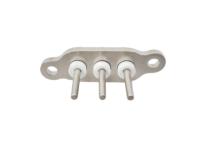 China Hermetic EV Connector 150°C 30A IATF16949 Certified Silvery Red Rubber for sale