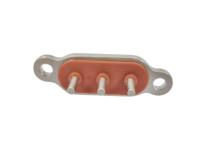 China Hermetic EV Connector 150°C 30A IATF16949 Certified Silvery Red Rubber for sale