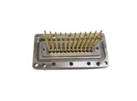 China Glass to Metal Seals 304 Stainless Steel Hermetic Pin 4J50 140V-300V Gold Plated for sale