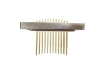 China Glass to Metal Seals 304 Stainless Steel Hermetic Pin 4J50 140V-300V Gold Plated for sale
