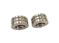 China SSCore Glass to Metal Seals C45 Steel Nickel Plated Burst Test 140MPa 175°C Hermetic Single Pin Feedthrough for sale