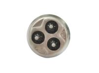 China Fridge Compressor Terminals 26.97mm Pin Length 10A SPCC Silvery Corrosion Resistant for sale
