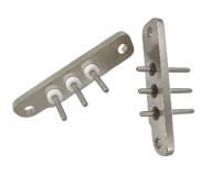 China Hermetic EV Connector 30A Terminal Style with SUH446 Stainless Steel Pins Ceramic Insulator for sale