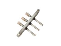 China Hermetic EV Connector 3 Pin 30A C45 Body Nickel Plated -40°C to 150°C for sale