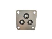 China C45 Steel Connection Terminal Plate 1000MΩ Insulation Resistance 2-4μm Nickel Plated for Electrical Panel Wiring for sale